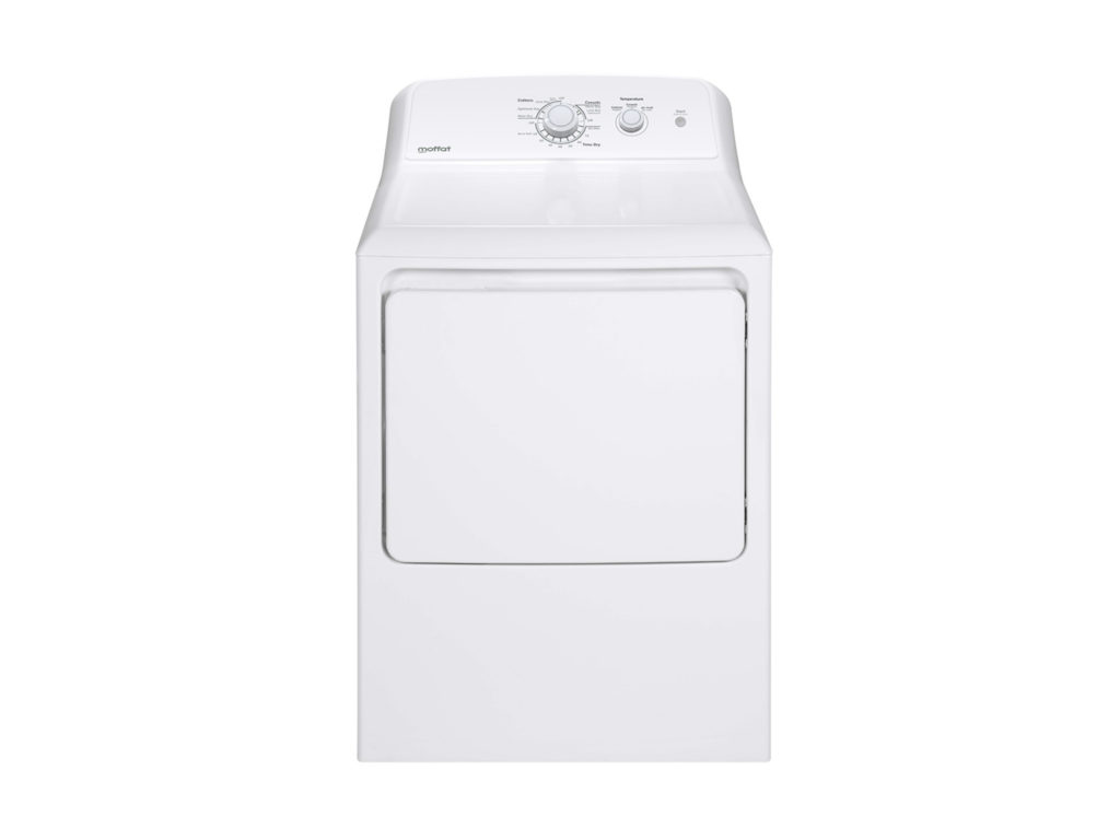 Moffat 6.2 Cubic Foot Dryer | Nothin' Fancy Furniture Warehouse