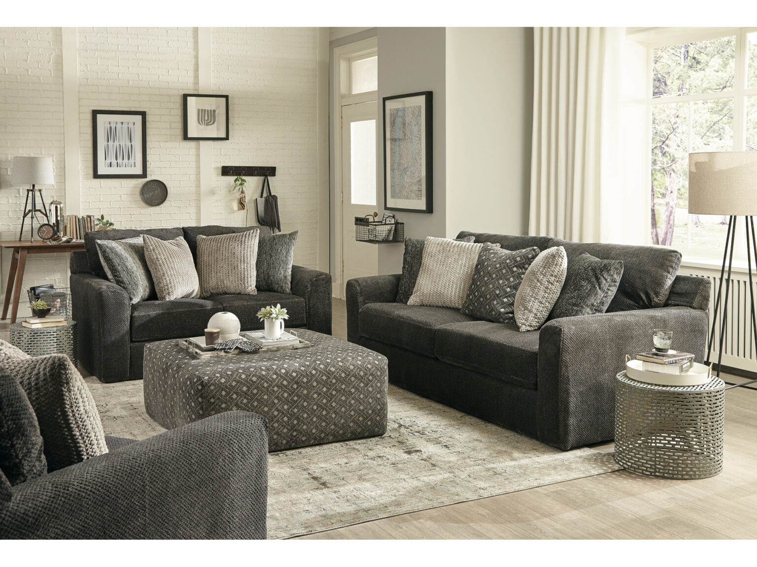 Comfortable Sofa Set With Pocket Coil Seating | Nothin' Fancy Furniture ...