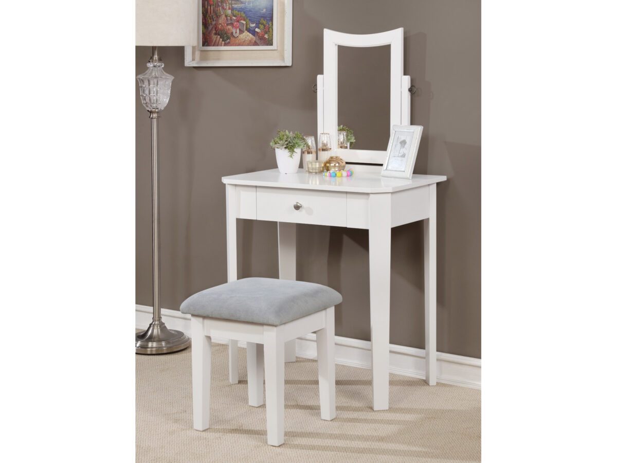 Vanity Table & Stool | Nothin' Fancy Furniture Warehouse
